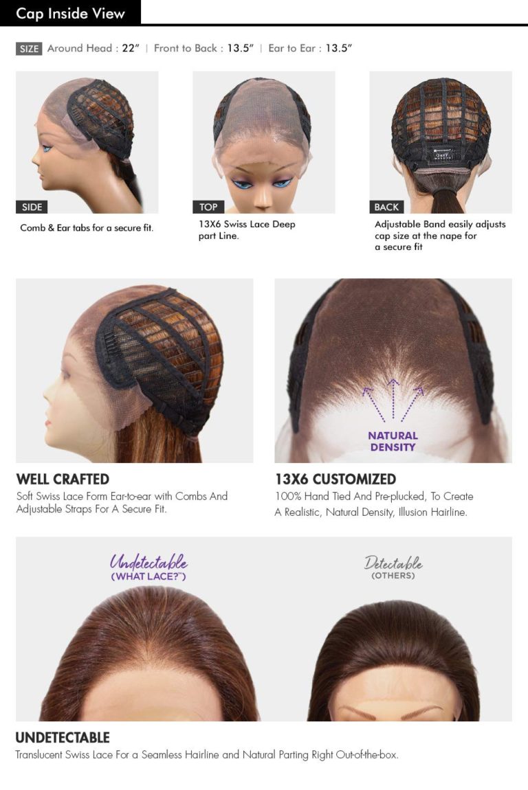 LACE 13X6 Swiss Lace Wig – SOLANA (1 [Jet Black])