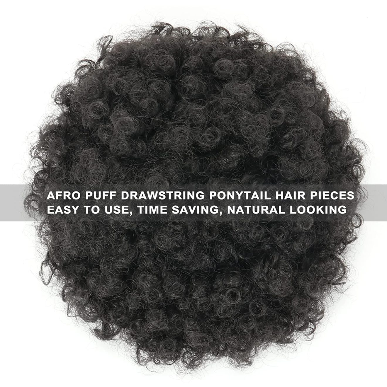 Afro Puff Drawstring Ponytail For Black Women , High Puff Drawstring ...