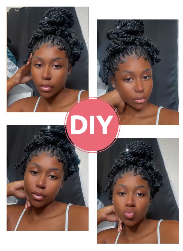 Pre-fluffed Spring Twist Hair,24 Inch 3 Packs Springy Afro Twist Hair ...