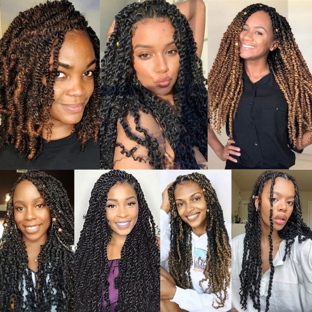 Passion Twist Hair Ombre 8 Packs 12 Inch Short Freetress Water Wave ...