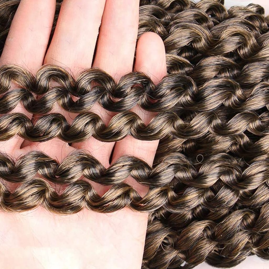 Passion Twist Hair Ombre 8 Packs 12 Inch Short Freetress Water Wave ...