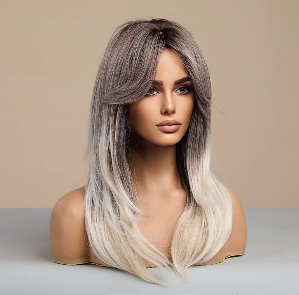 Women’s wig Lolita long curly wavy hair for cosplay disguise 24 inches ...