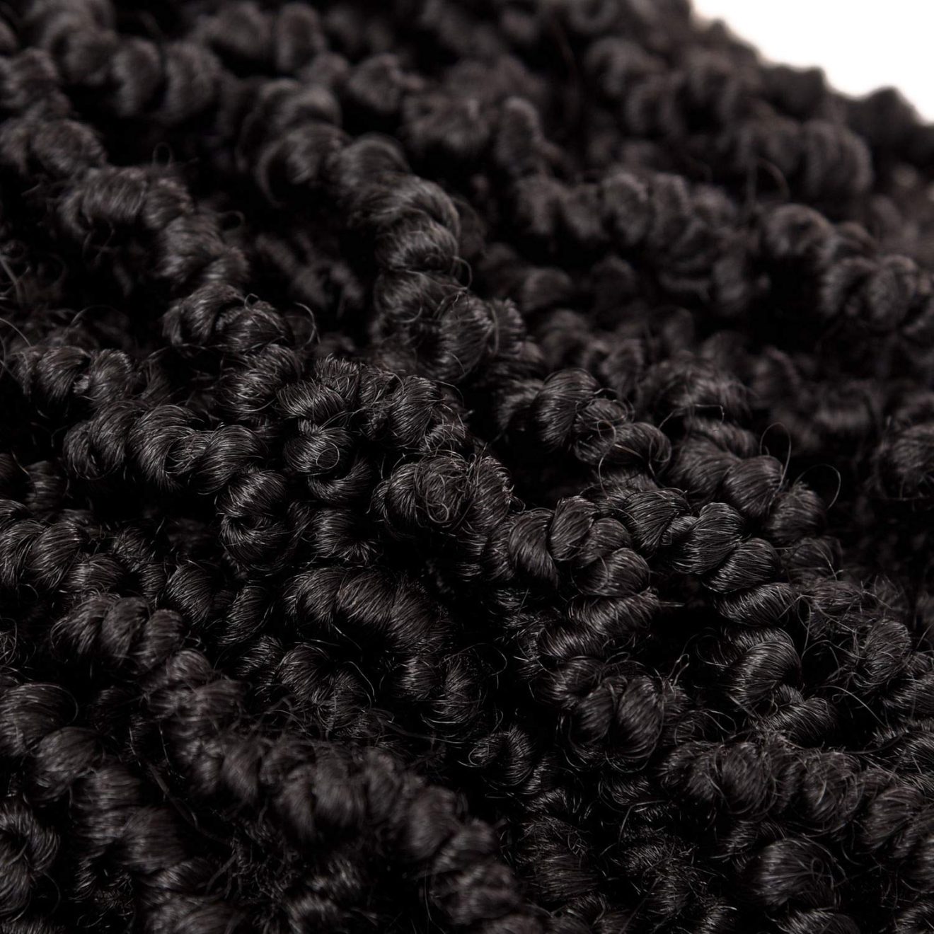 3 Packs Short Curly Spring Pre-twisted Braids Synthetic Crochet Hair Extensions 10 Inch 15 ...