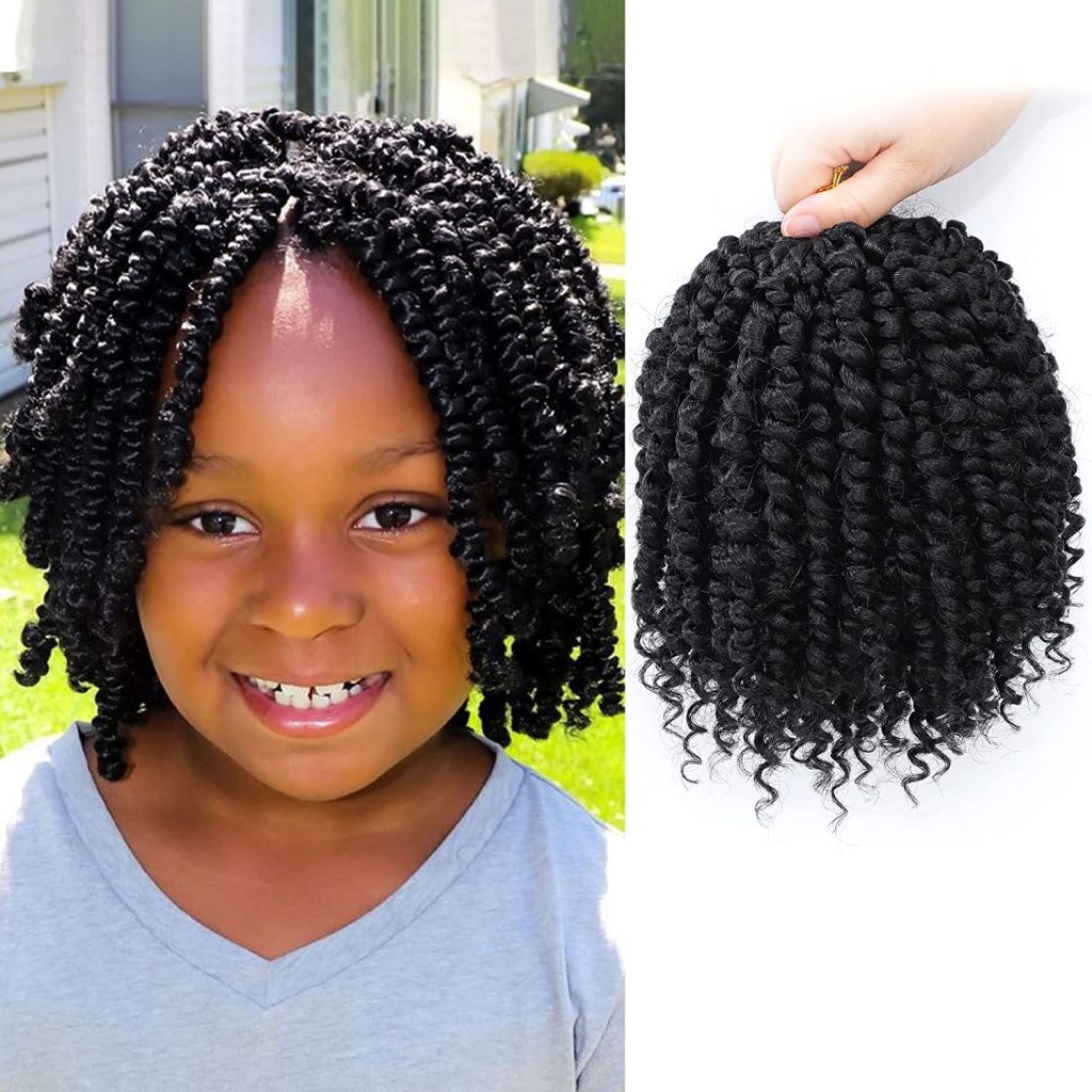 Passion Twist Hair 10 Inch 8 Packs Pre Twisted Passion Twist Crochet Hair For Black Women Soft