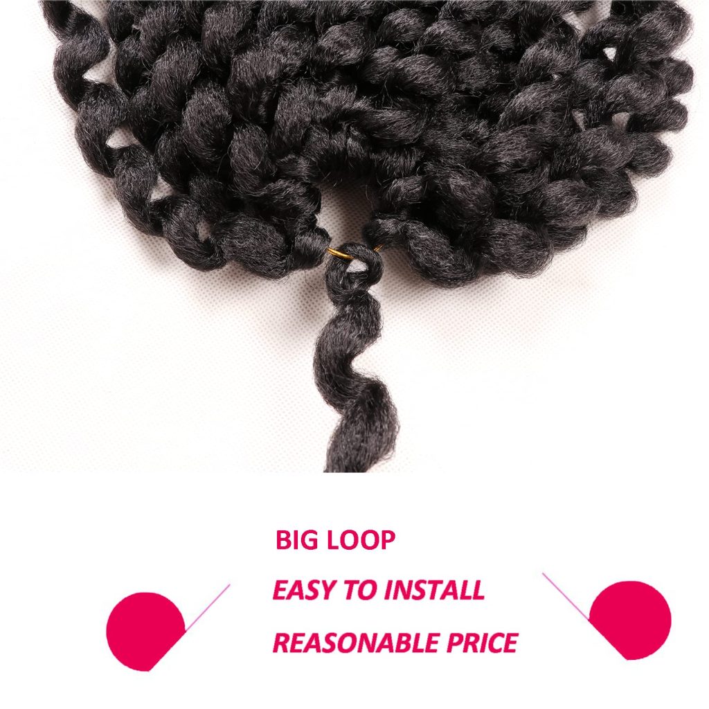 10 Inch 22 Strands 4 Packs Jumpy Wand Curls Crochet Hair Jamaican ...