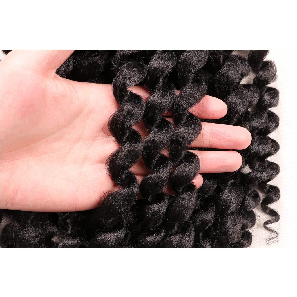 10 Inch 22 Strands 4 Packs Jumpy Wand Curls Crochet Hair Jamaican ...