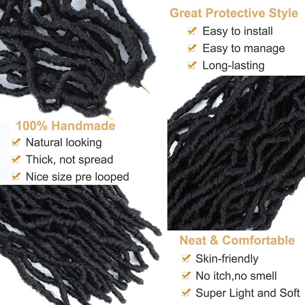 Faux Locs Crochet Hair Soft Locs 12 Inch 7 Packs Crochet Locs For ...