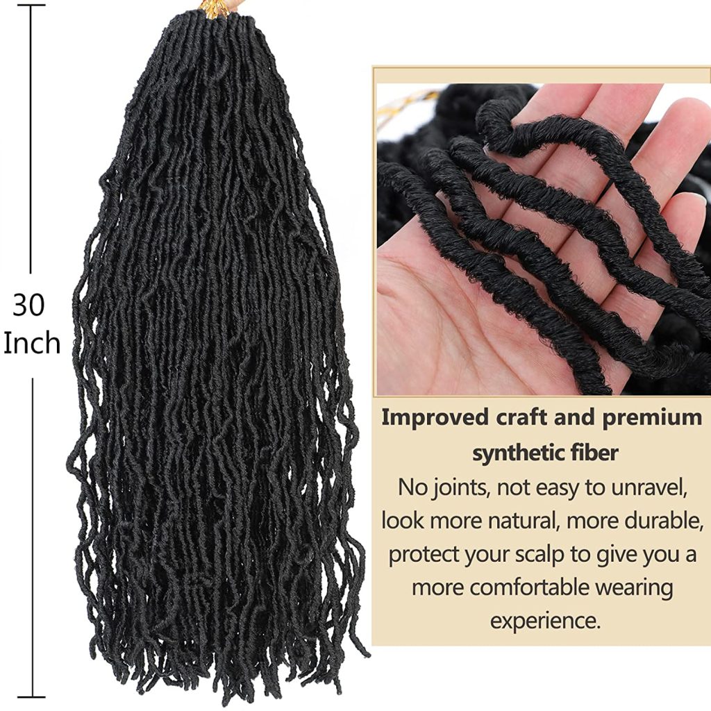 Faux Locs Crochet Hair Soft Locs 12 Inch 7 Packs Crochet Locs For ...